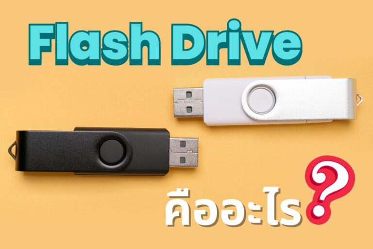 Flash Drive คืออะไร ควรเลือกใช้แบบไหน