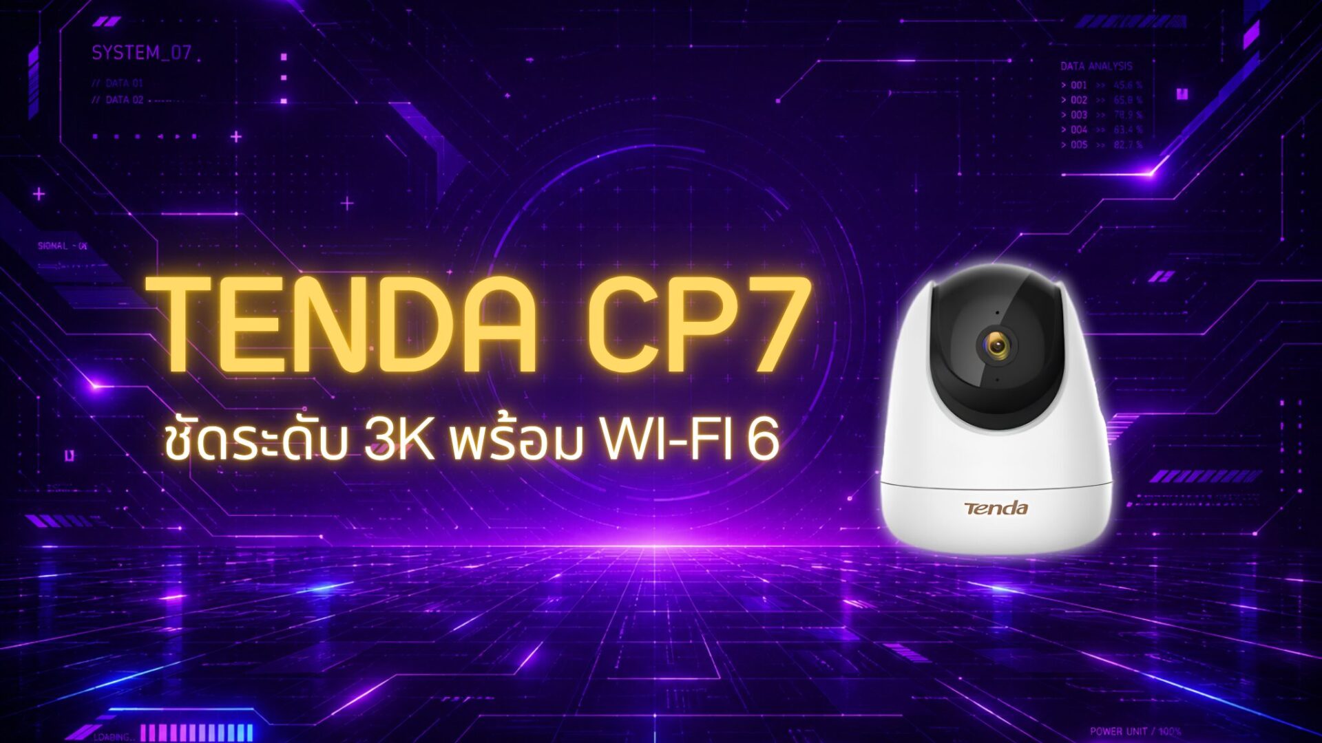 🏠 เจาะลึก Tenda CP7 การอัปเกรดครั้งใหญ่ของกล้องวงจรปิดอัจฉริยะ ชัดระดับ ...